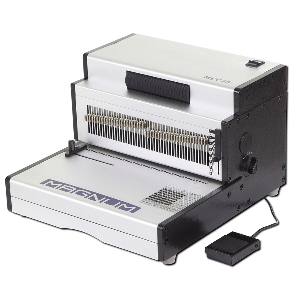 MEC46 Magnum Electric Coil Binder - OM Binding Supplies Ltd