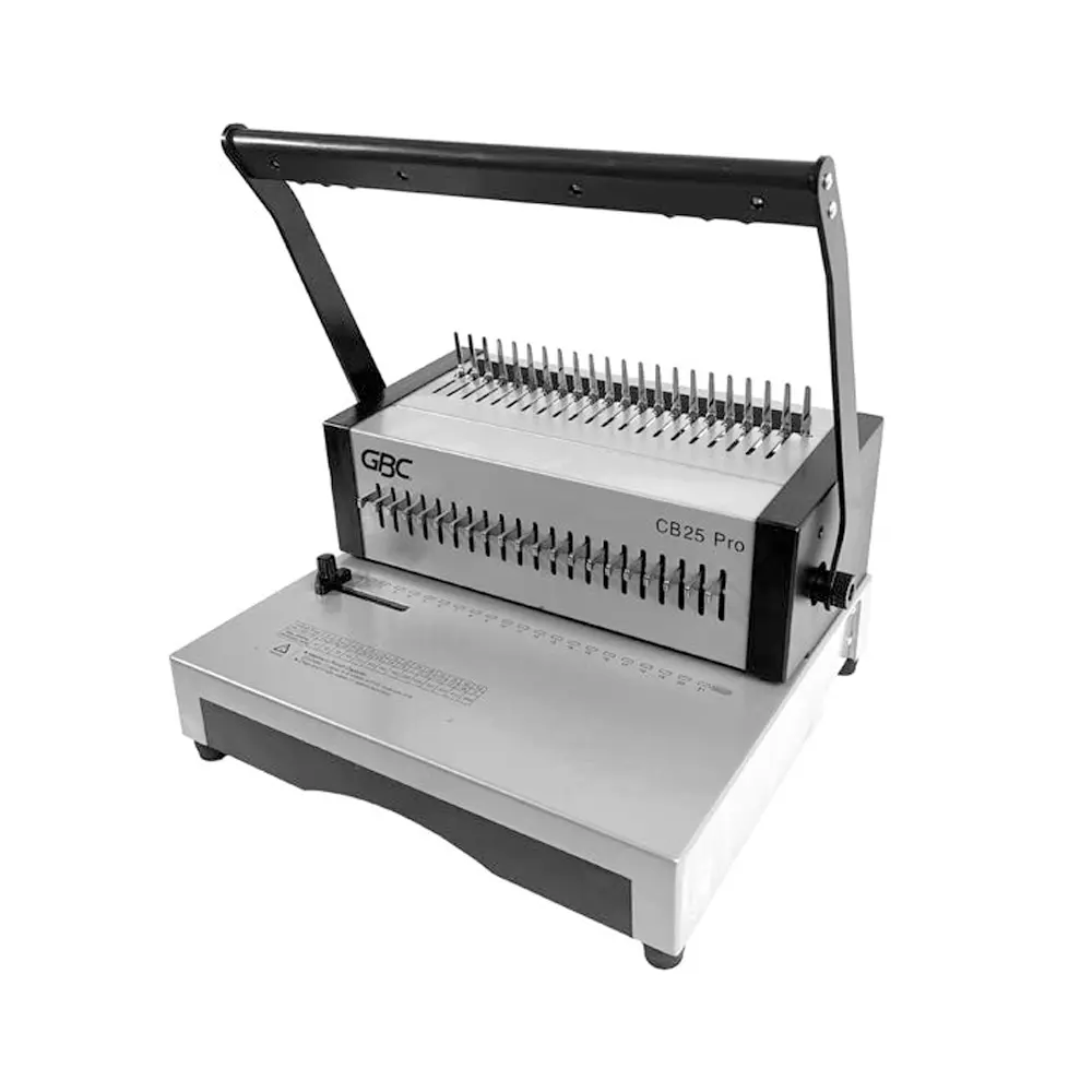 GBC CB25 Pro Heavy Duty Manual Punch and Comb Binding Machine - OM Binding Supplies Ltd