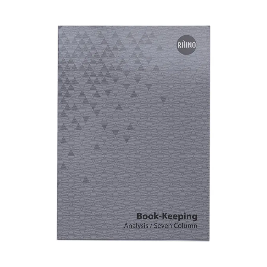 RHINO A4 Bookkeeping Book 32 Pages - 16 Leaf Analysis Ruling - OM ...