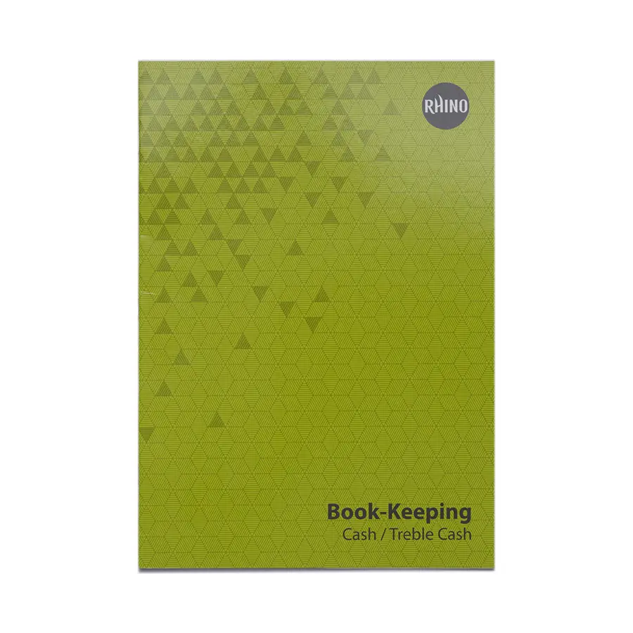RHINO A4 Bookkeeping Book 32 Pages - 16 Leaf Cash Ruling - OM Binding ...