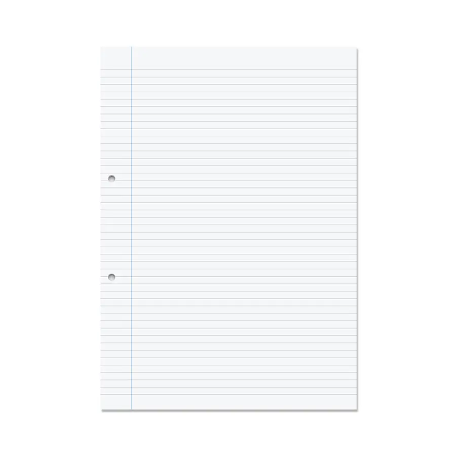 RHINO A4 Punched Exercise Paper 1000 Pages - 500 Leaf 6mm Lined with ...