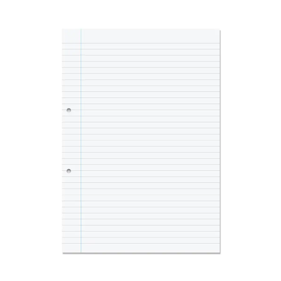 RHINO A4 Punched Exercise Paper 1000 Pages - 500 Leaf 8mm Lined with ...