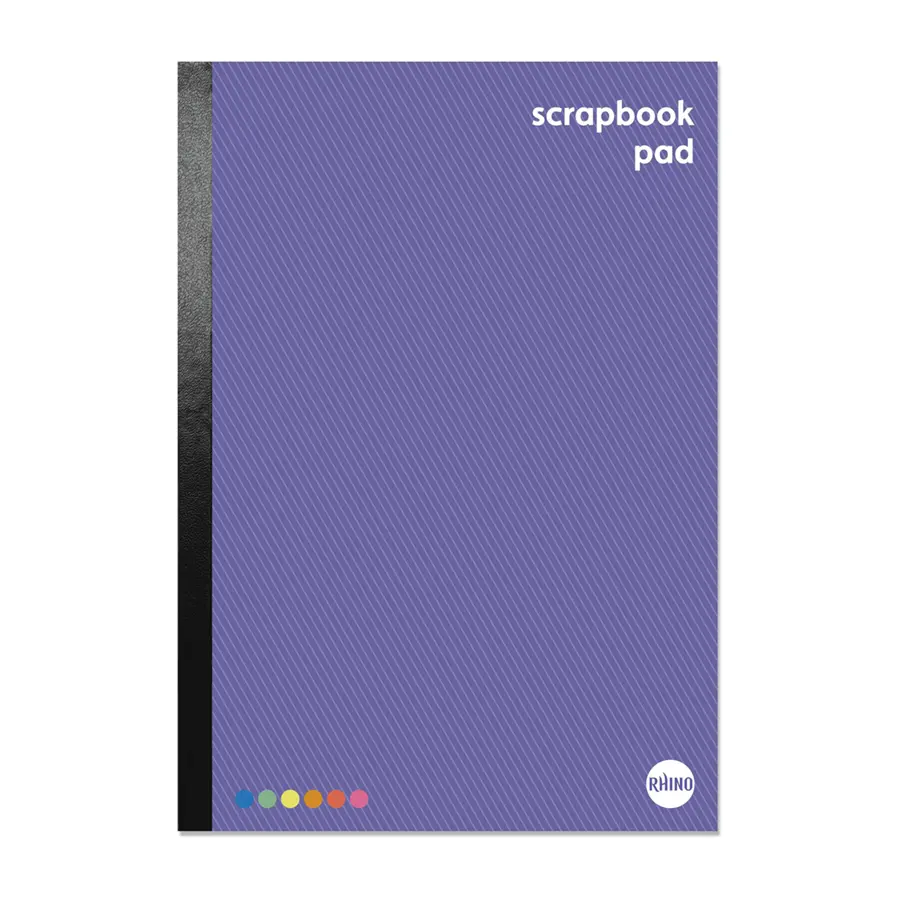 RHINO Education 13 x 9 Scrapbook Paper Pad 80 Pages - 40 Leaf Multi ...